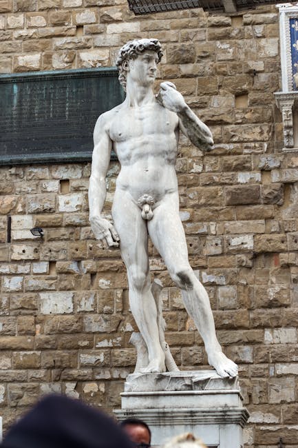 Michelangelo David iconic sculpture Florence