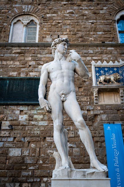 David Renaissance sculpture at Florence museum