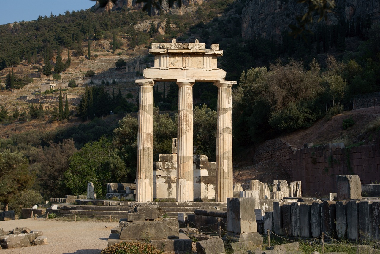 The Athena sanctuary at Delphi