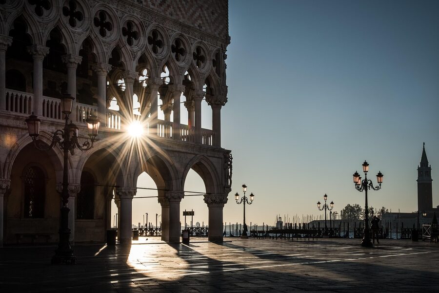 Doges Palace Venice from piazza