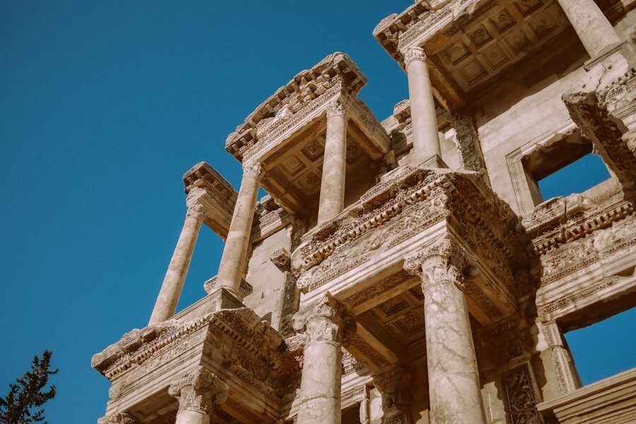 Ephesus marble carved detail