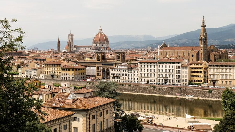 Florence historic skyline with Santa Maria del Fiore