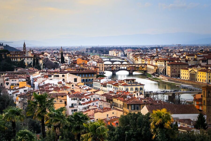 Florence landmarks and picturesque views
