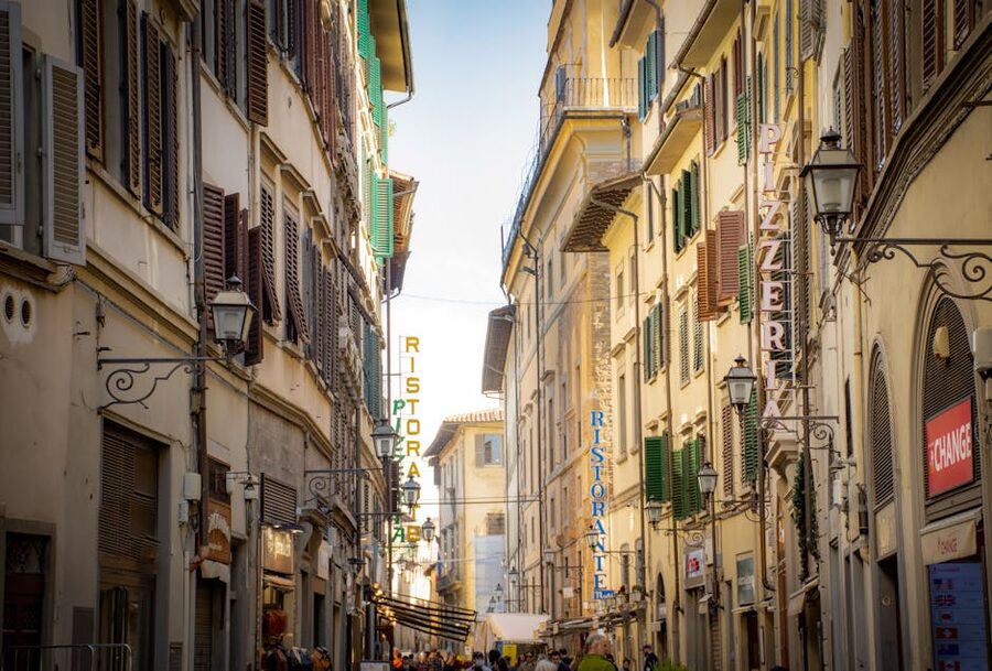 Florence scenic street view