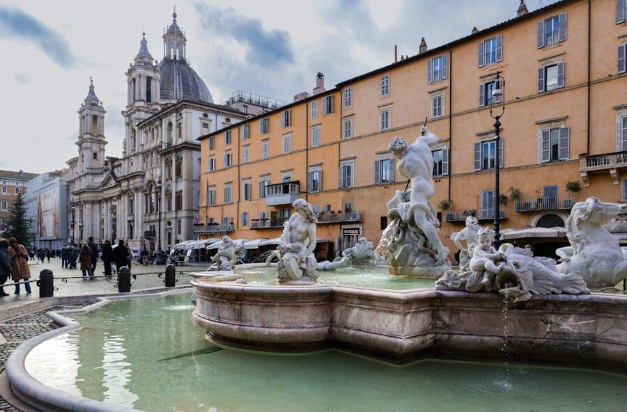 Fountain of Neptune Piazza Navona