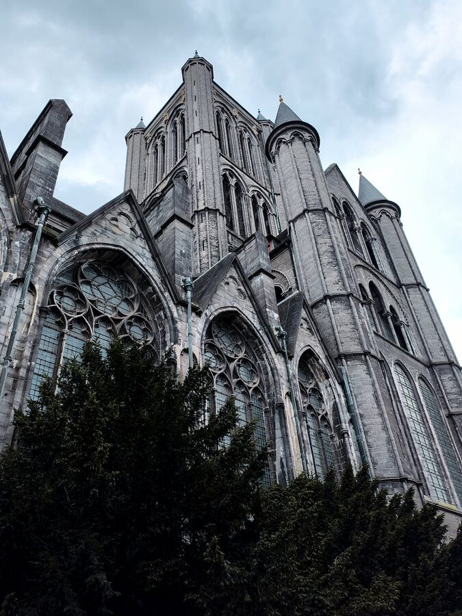 Gothic cathedral in Ghent