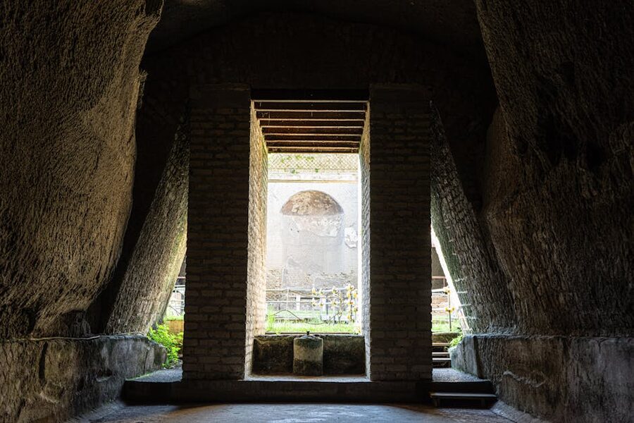 Herculaneum ancient Roman structure