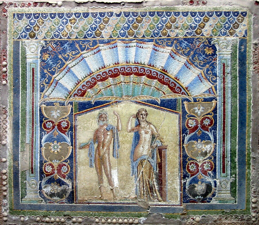 Herculaneum Neptune and Amphitrite mosaic