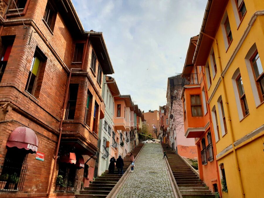 Old town Fener Balat Istanbul