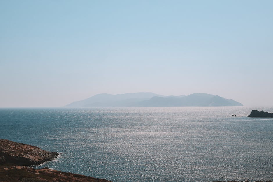 Rocky coastline of Kalymnos island