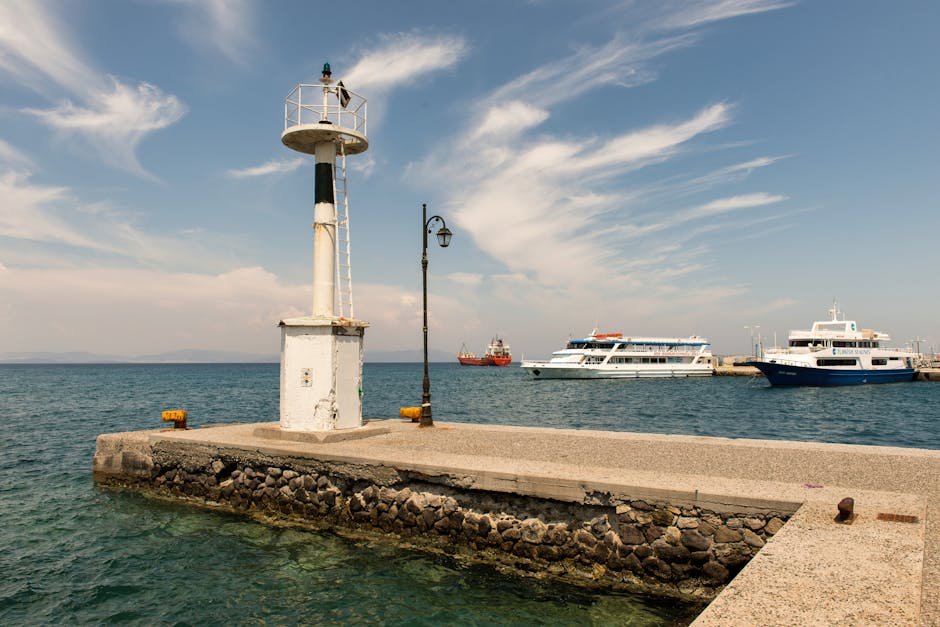 Traditional boat on a Kos beach