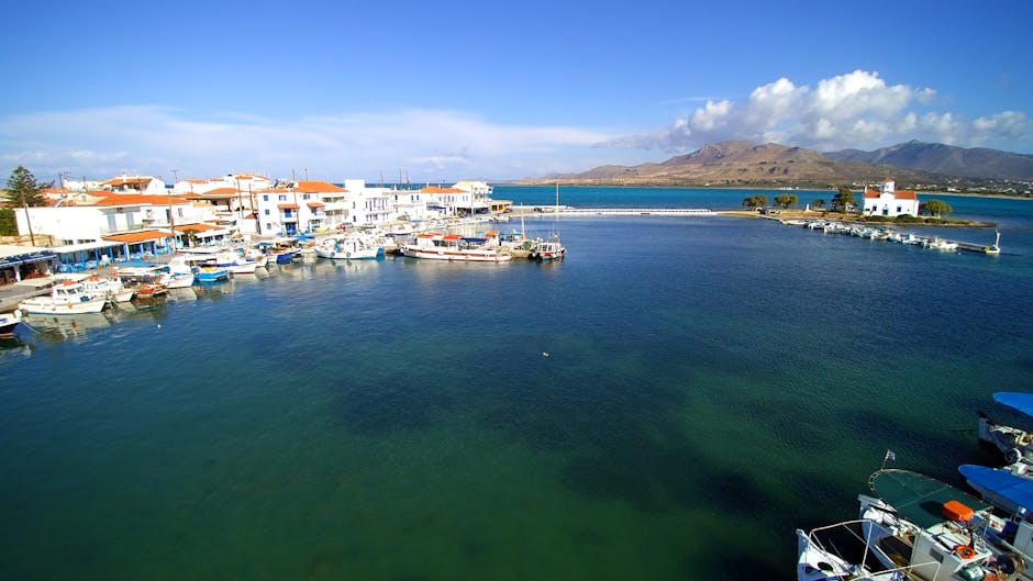 Street view in Kos town with Italian-era architecture