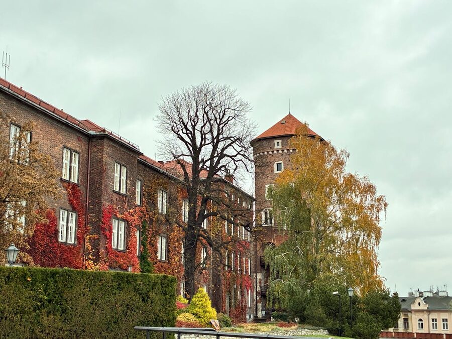 Wawel Castle courtyard Krakow
