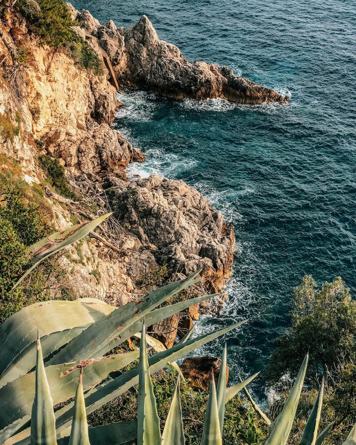 Croatian Adriatic coast with clear blue water