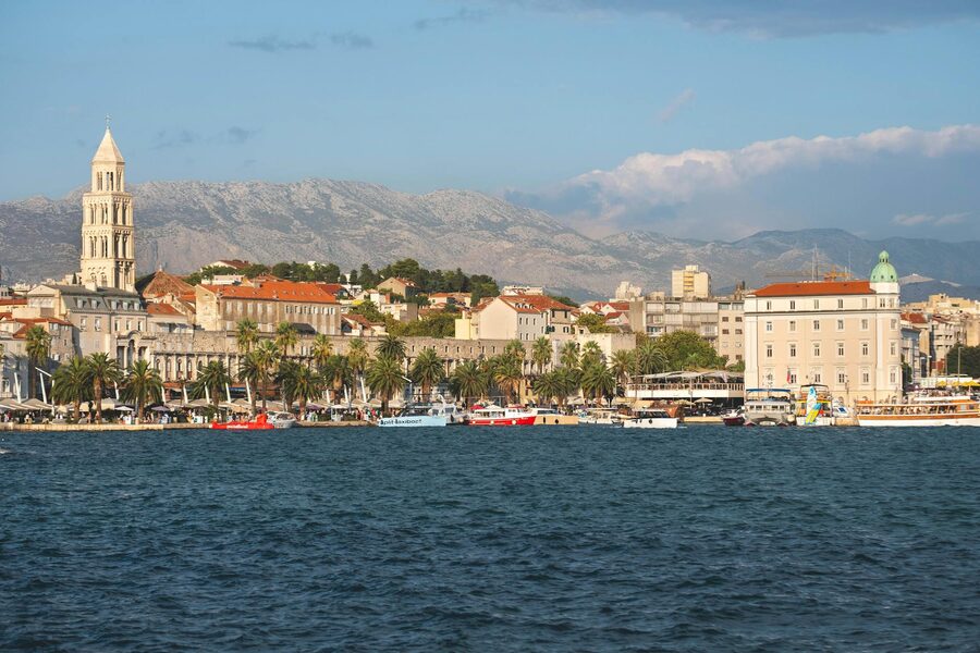 Split historic waterfront promenade in Croatia