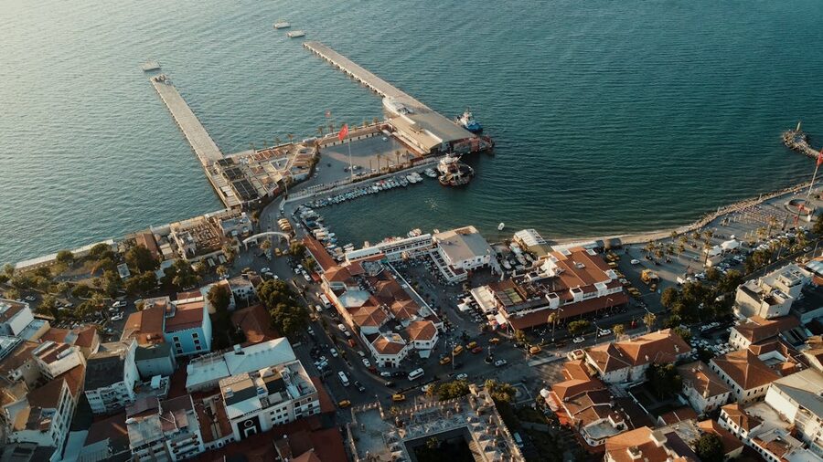 Kusadasi scenic waterfront