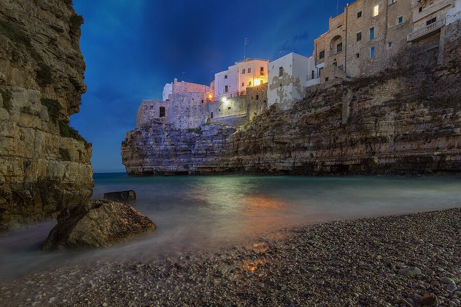 Lama Monachile beach in Polignano