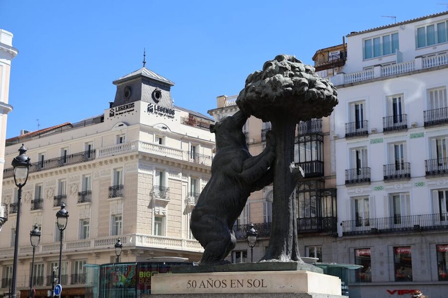 Puerta del Sol bear and strawberry tree Madrid