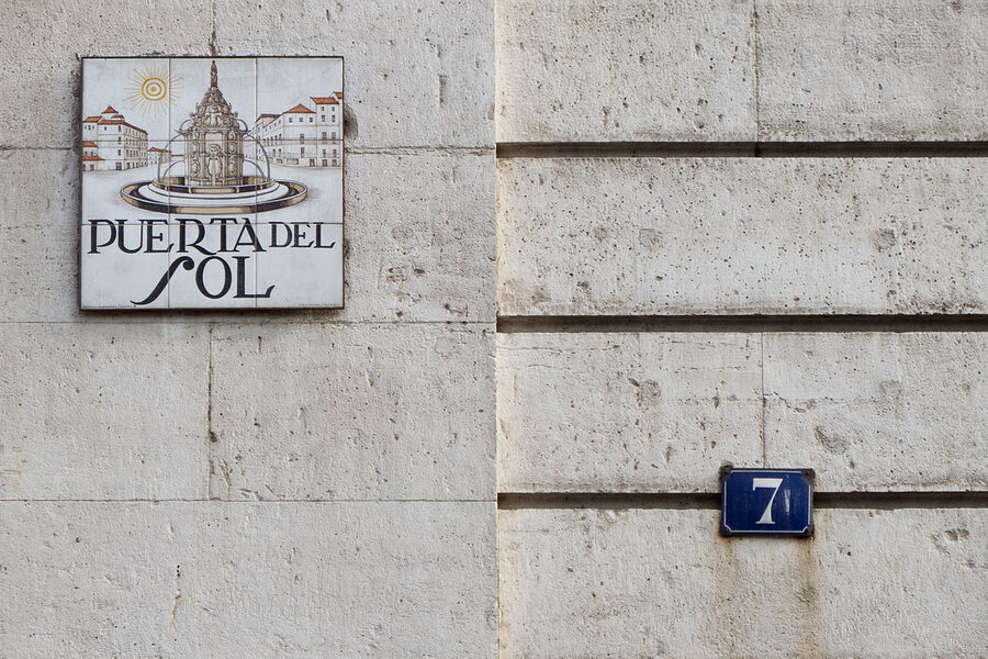 Puerta del Sol in Madrid