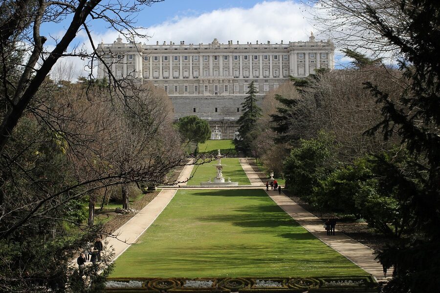 Royal Palace Madrid facade
