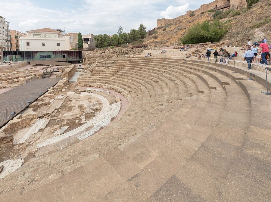 Roman theatre stage orchestra Málaga