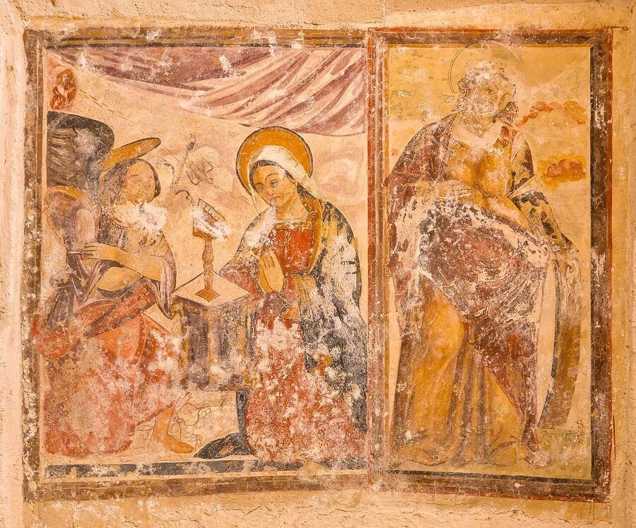 San Pietro Barisano rock church Matera