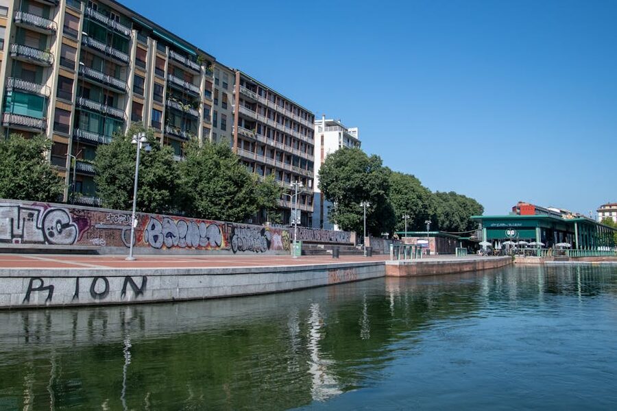 Navigli urban waterfront