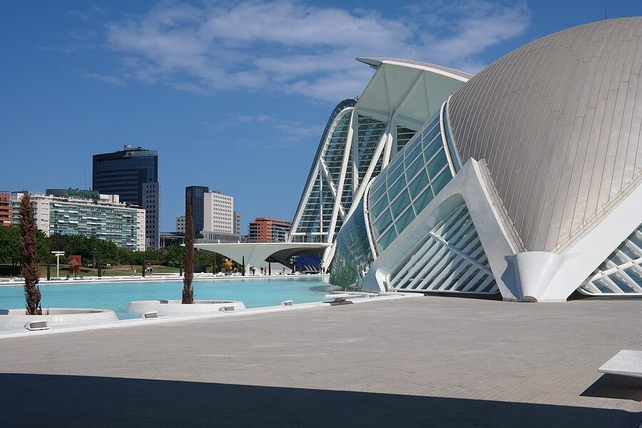 City of Arts and Sciences Valencia panoramic view
