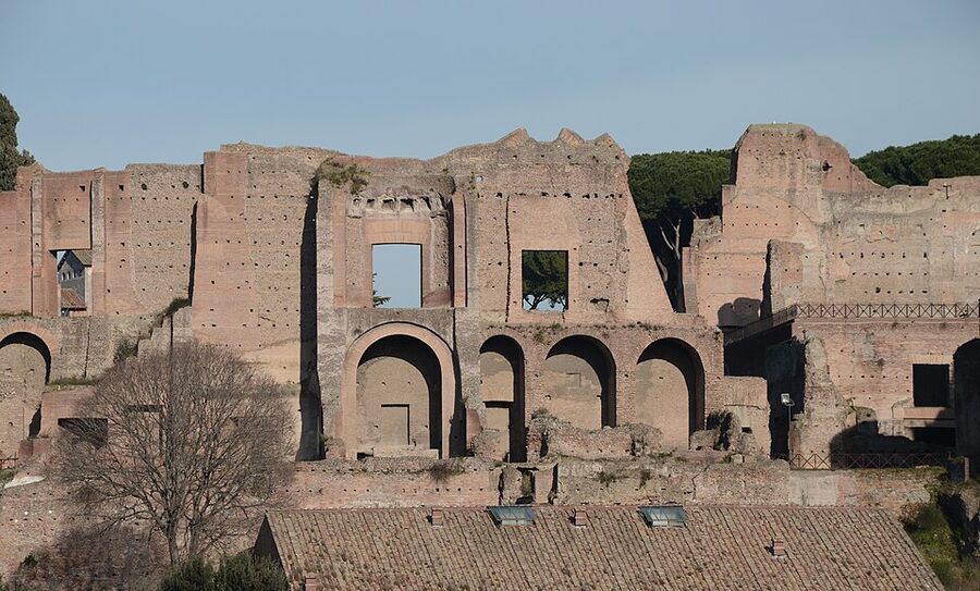 Palatine Hill Domus Augustana ruins Rome