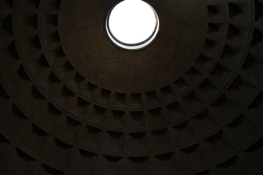 Interior altar of the Pantheon Rome