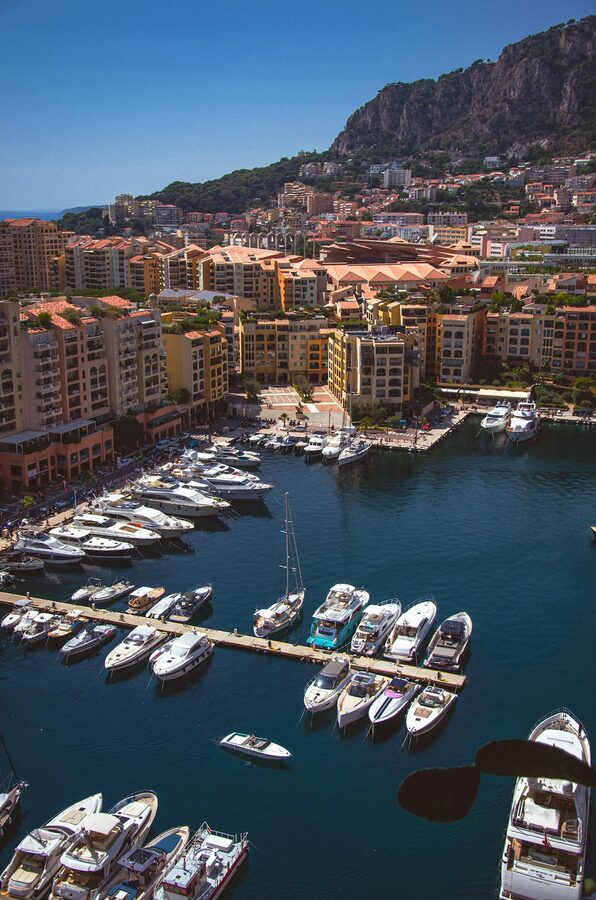 Monaco marina filled with luxury yachts and superyachts