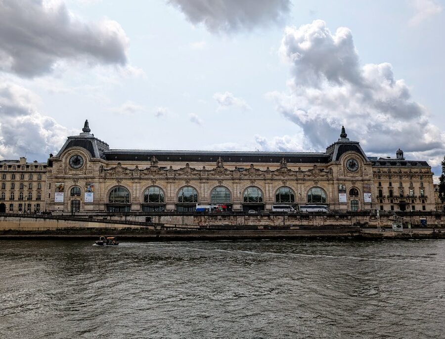 The Musée d'Orsay's architecture seen from across the Seine