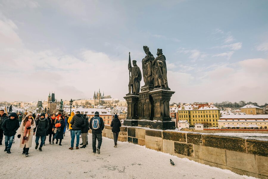 Prague Charles Bridge statues