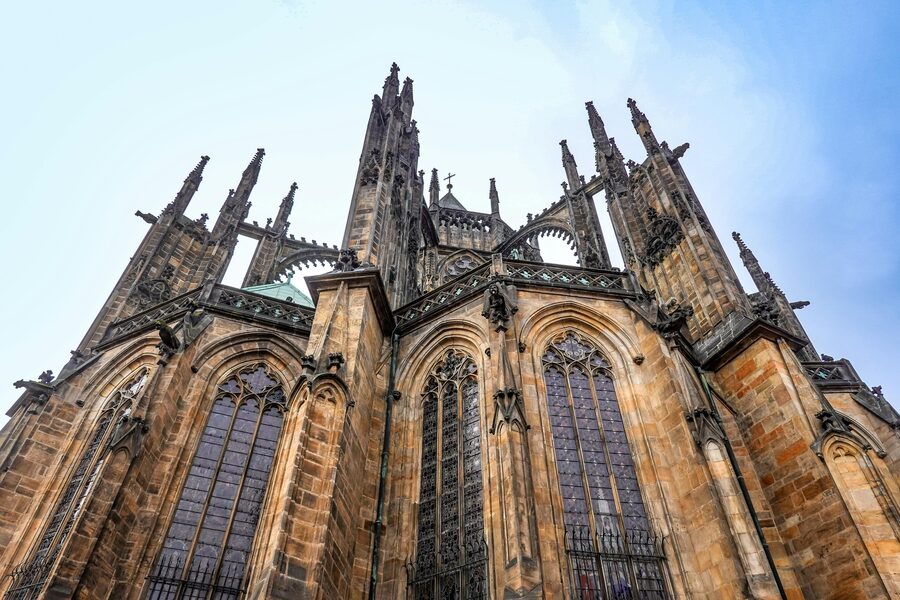Prague Castle entrance gate