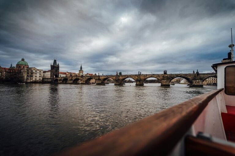 Prague Vltava River Charles Bridge
