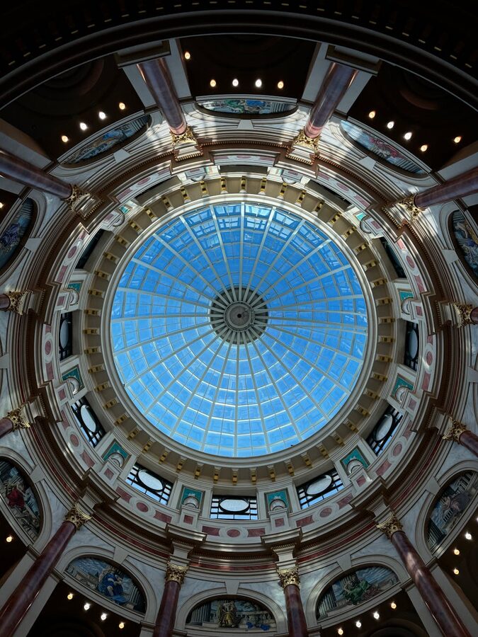 Museum dome ceiling baroque ornate