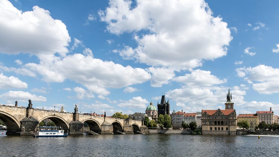 Prague Vltava embankment