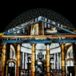 Church light projection show