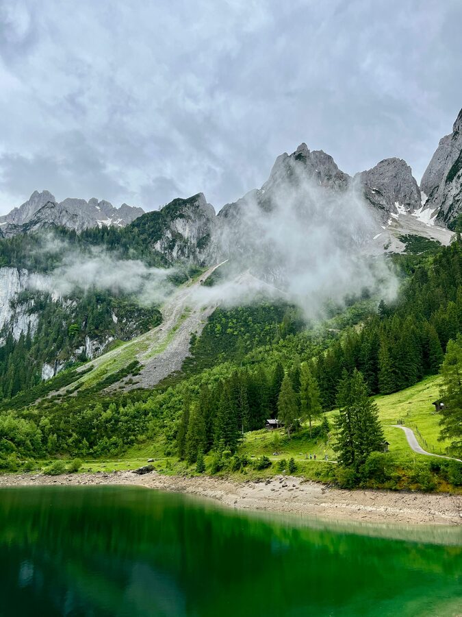 Alpine mountain peaks Austria