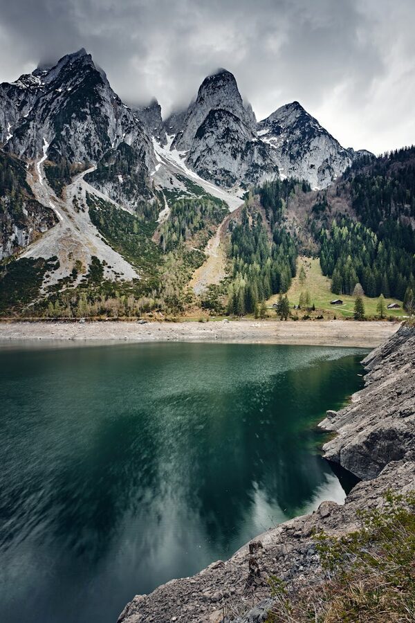 Mountain lake Austrian Alps