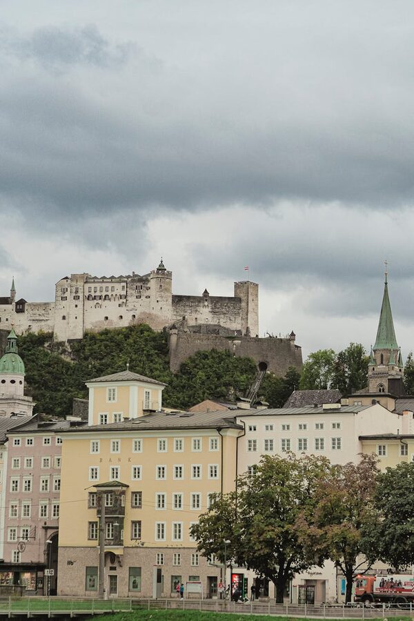 Salzburg river bridges city