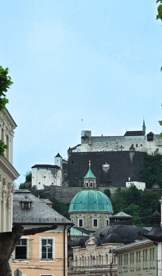 Salzburg old town rooftops