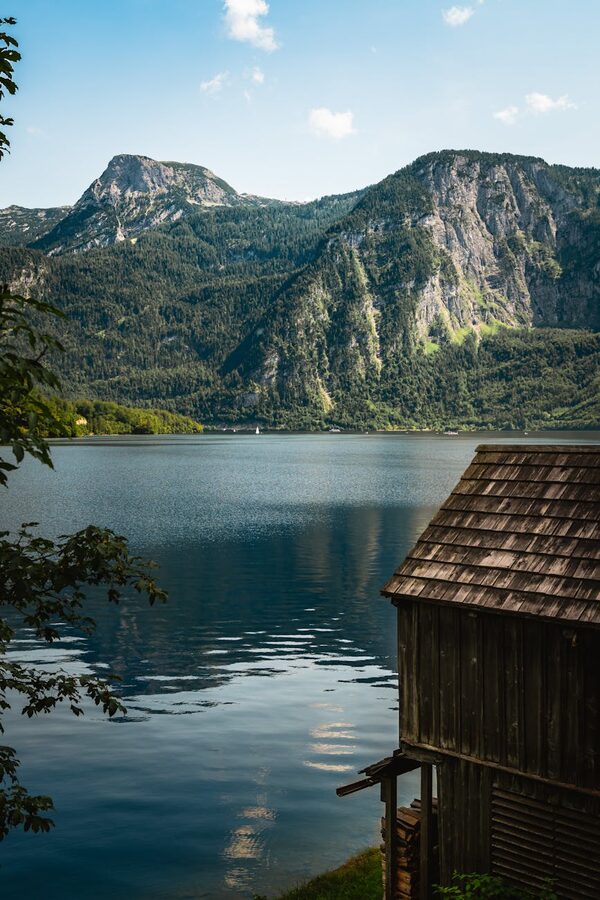 Alpine lake Austria mountains
