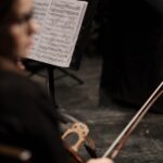 Classical music concert violin