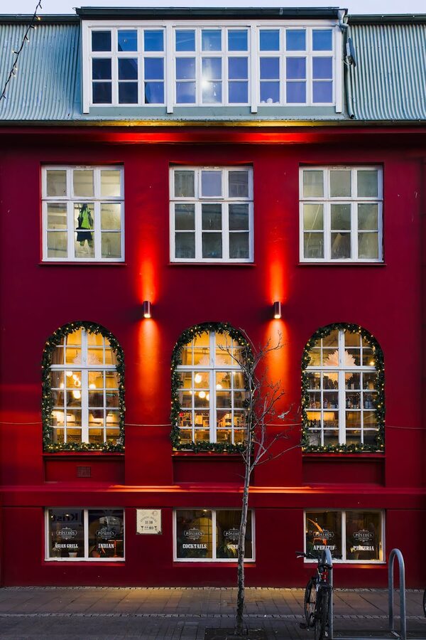 Laugavegur shopping street in central Reykjavik