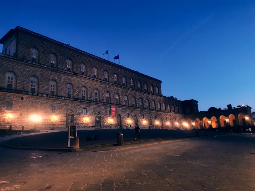 Pitti Palace evening Florence