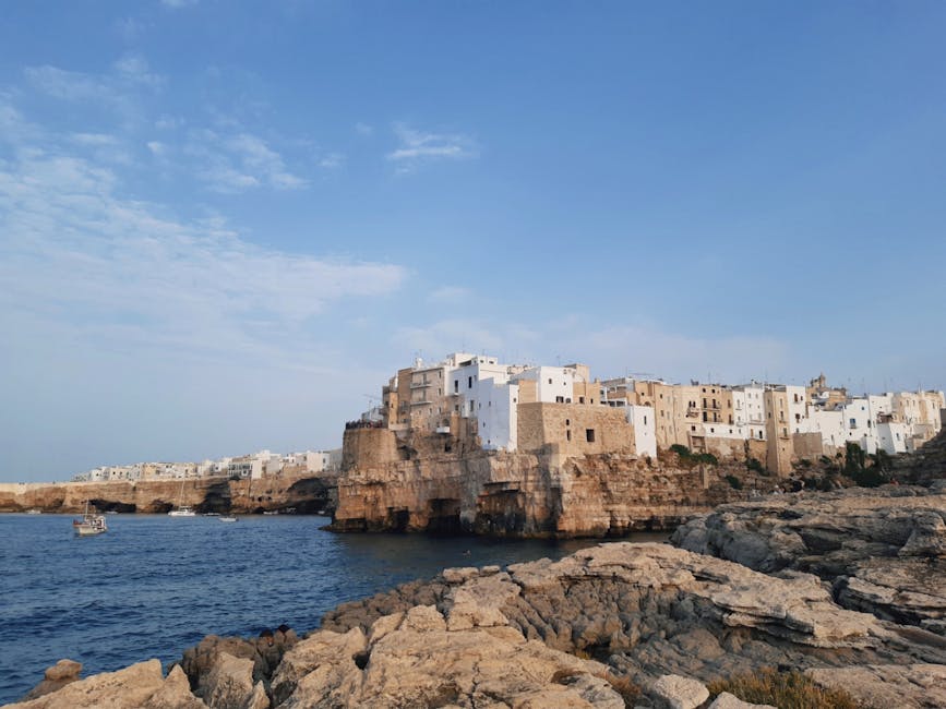 Polignano a Mare coastal town Apulia
