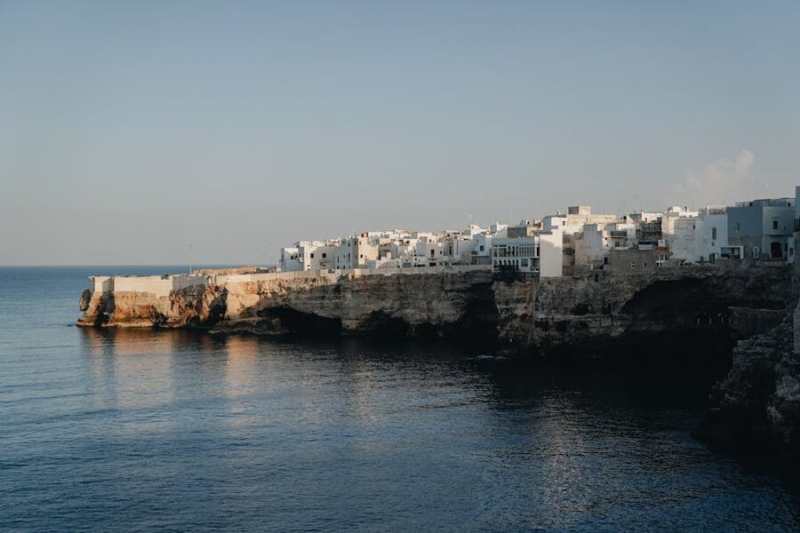 Polignano coastal view
