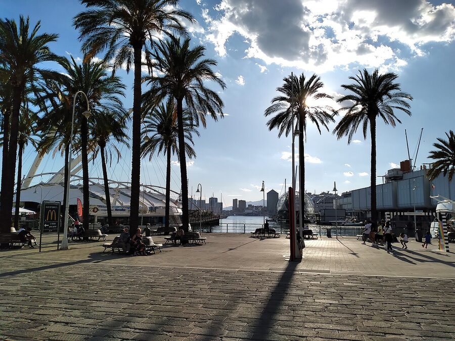 Porto Antico Genoa waterfront
