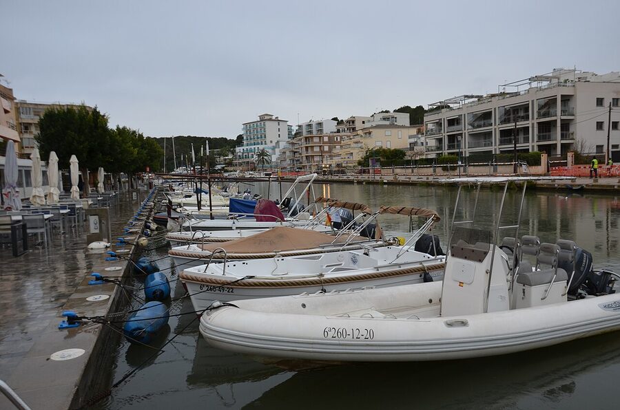 Porto Cristo marina harbour Mallorca